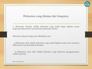 Dokumen dan dokumentasi | PPT