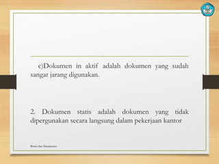 Dokumen dan dokumentasi | PPT