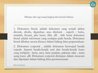 Dokumen dan dokumentasi | PPT