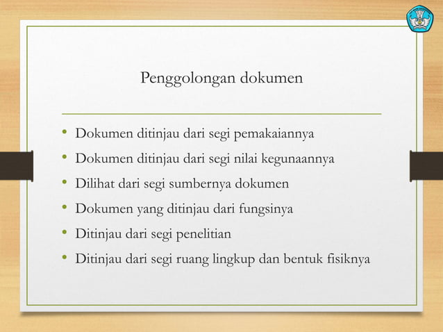 Dokumen dan dokumentasi | PPT