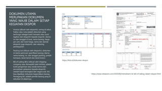 Dokumen ekspor | PPTX