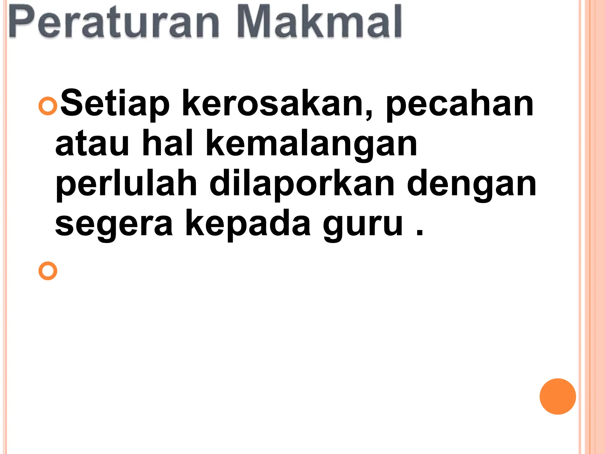 dokumen peraturan makmal sains sekolah menengah | PPT