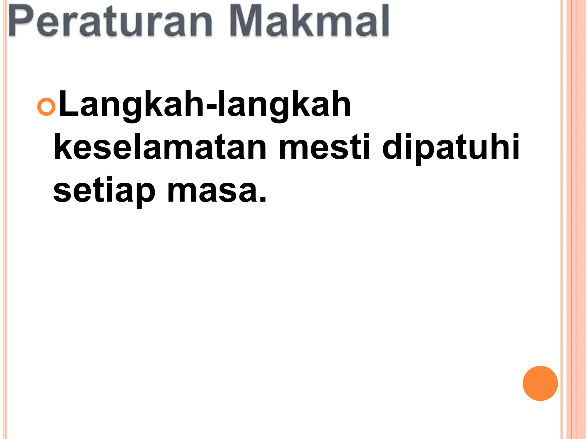 dokumen peraturan makmal sains sekolah menengah | PPT