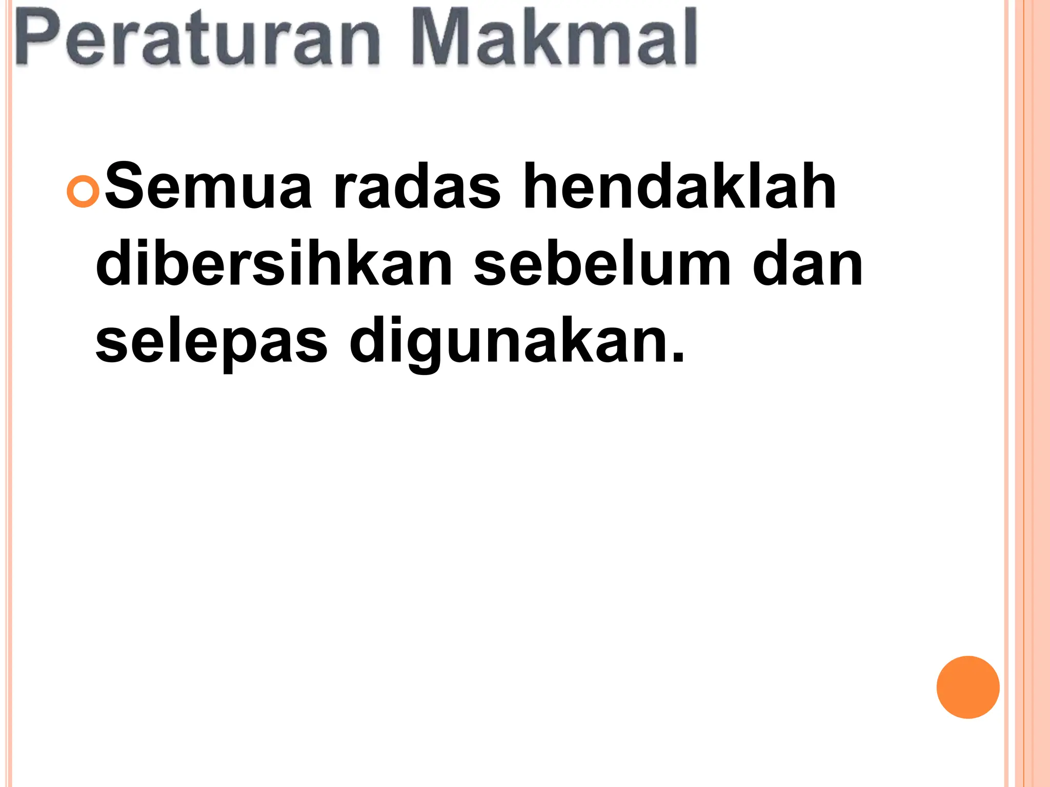 dokumen peraturan makmal sains sekolah menengah | PPT