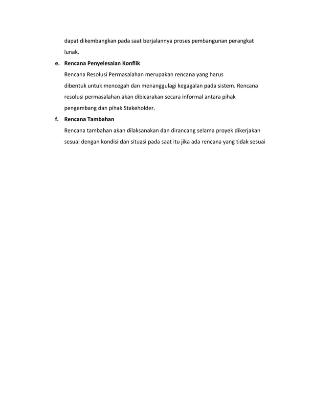 EAS MPPL - E Dokumen Perencanaan Proyek Perangkat Lunak | PDF