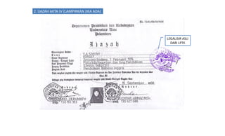 Dokumen persyaratan inpassing | PDF