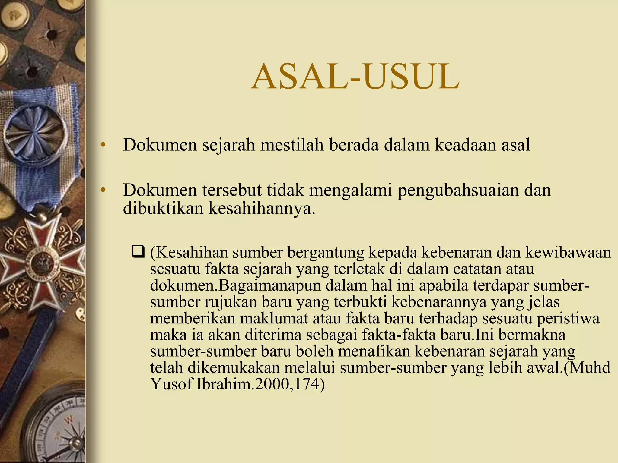 Dokumen sejarah | PPTX