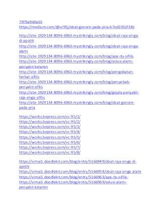 Gejala Penyakit Raja Singa Sifilis