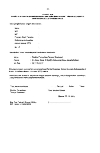 dokumen SIBK / seleksi beasiswa kemenkes | DOCX