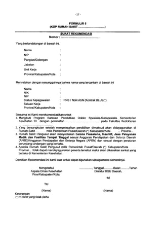dokumen SIBK / seleksi beasiswa kemenkes | DOCX