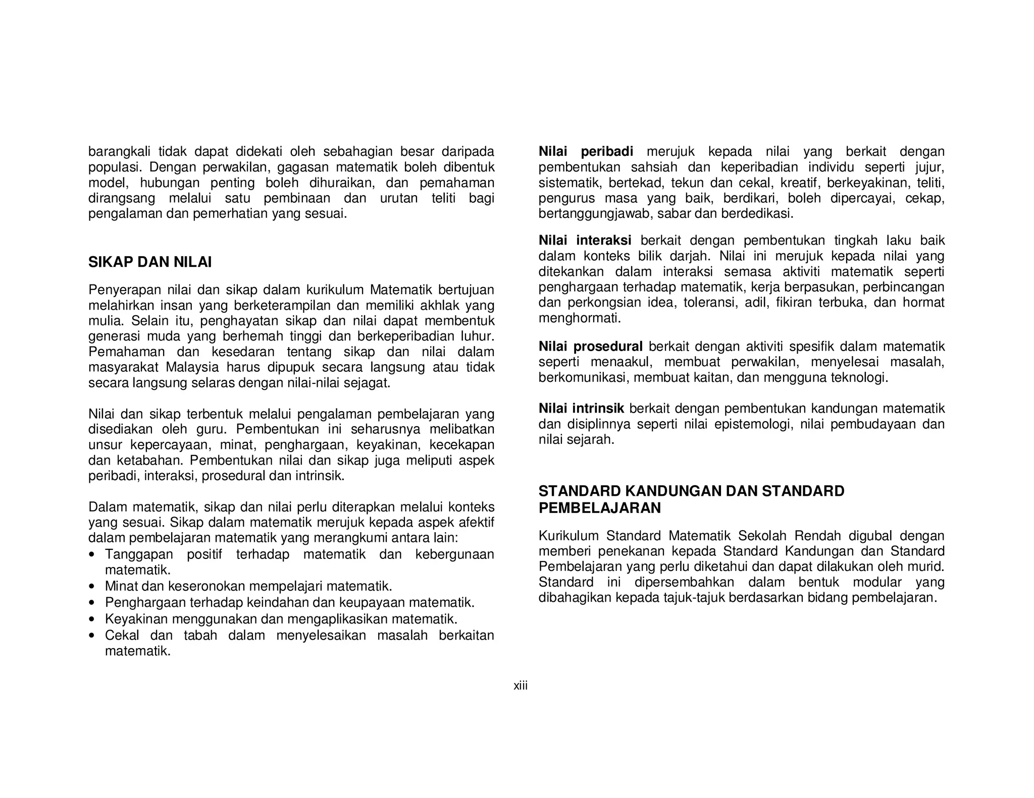 Dokumen standard kssr matematik tahun 1 sk (1) | PDF