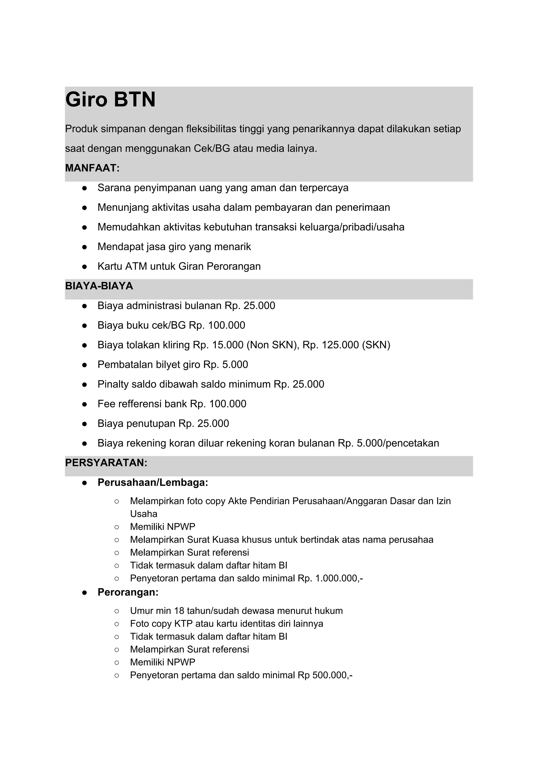 giro dan kredit investasi | PDF
