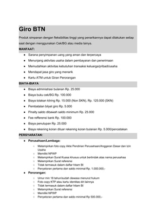 giro dan kredit investasi | PDF