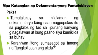 Dokumentaryong Pantelebisyon.pptx