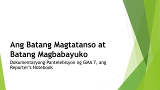 Dokumentaryong Pantelebisyon.pptx