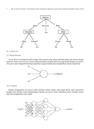 Perbandingan Teknik Classification Machine Learning dalam Melakukan ...