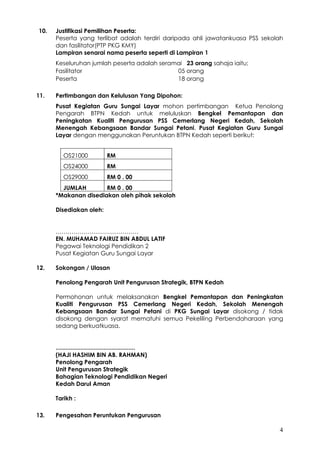 Dokumentasi bengkel pemantapan pss cemerlang 2016 | PDF