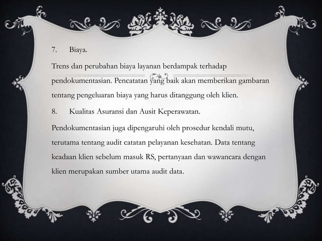 Dokumentasi keperawatan power point | PPTX