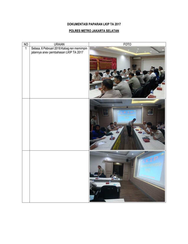 Dokumentasi lakip lkip 2017 | PDF