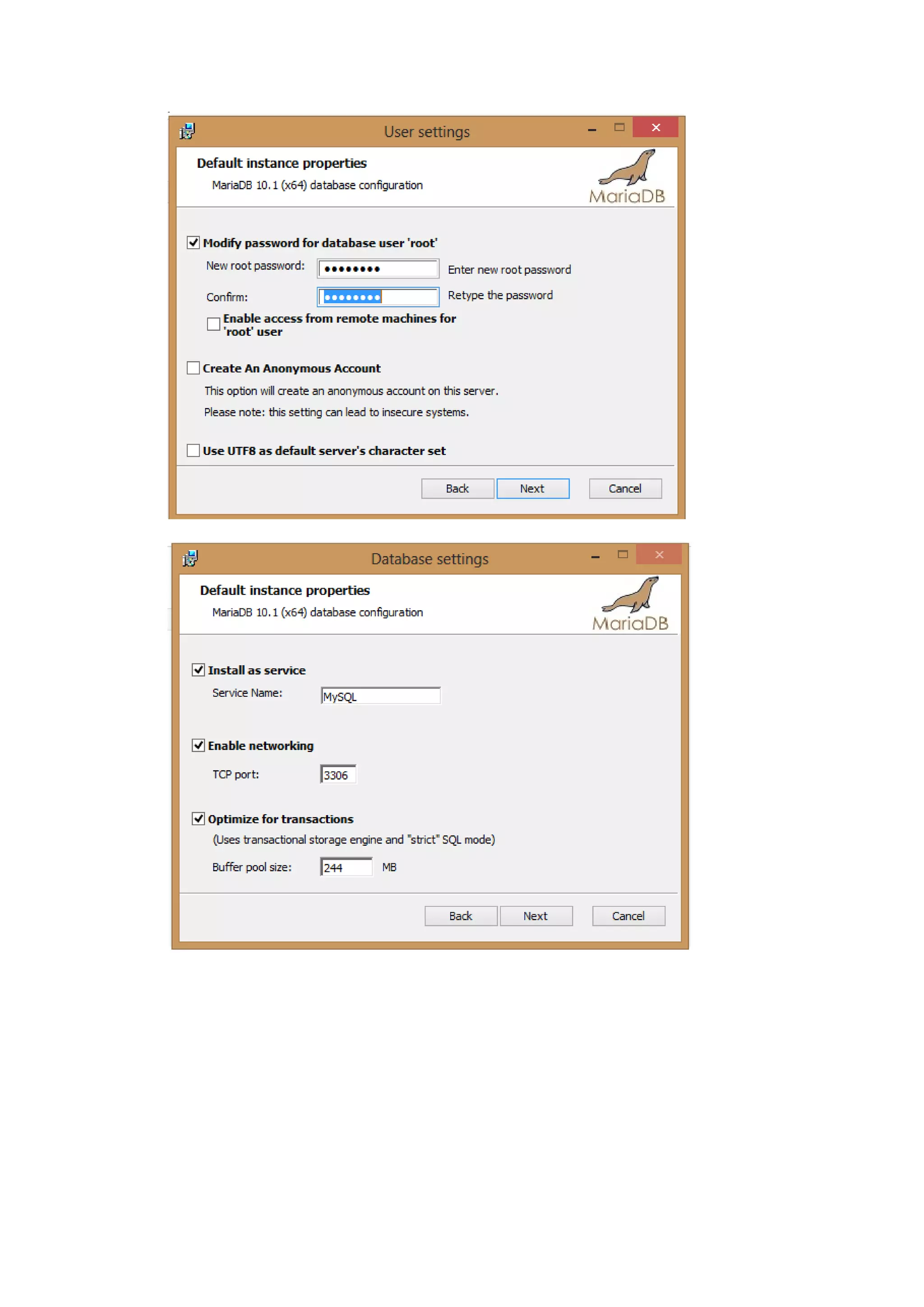 Dokumentasi Instalasi dan Operasi MariaDB | PDF