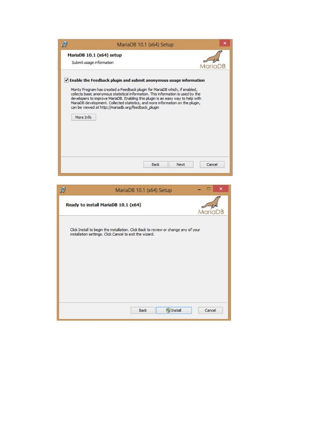 Dokumentasi Instalasi dan Operasi MariaDB | PDF