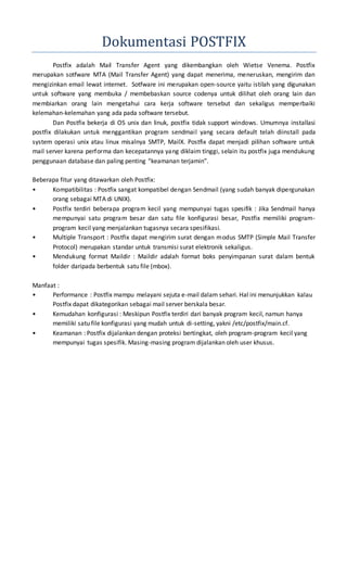 Dokumentasi Postfix Pdf