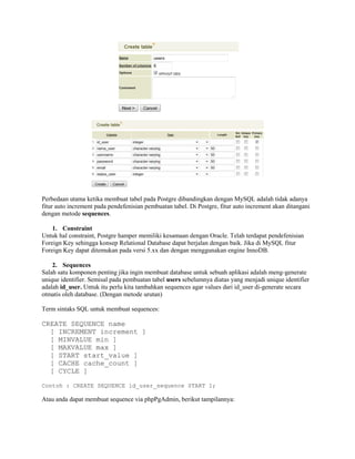 Tutorial Postgre SQL | PDF