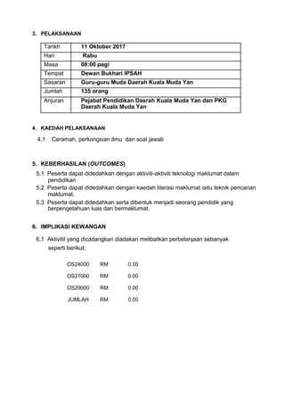 Dokumentasi Program Kolokium Ilmiah KMY 2017 | PDF