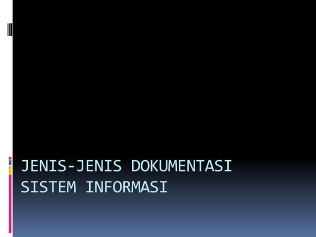 Dokumentasi sistem informasi akuntansi | PPTX