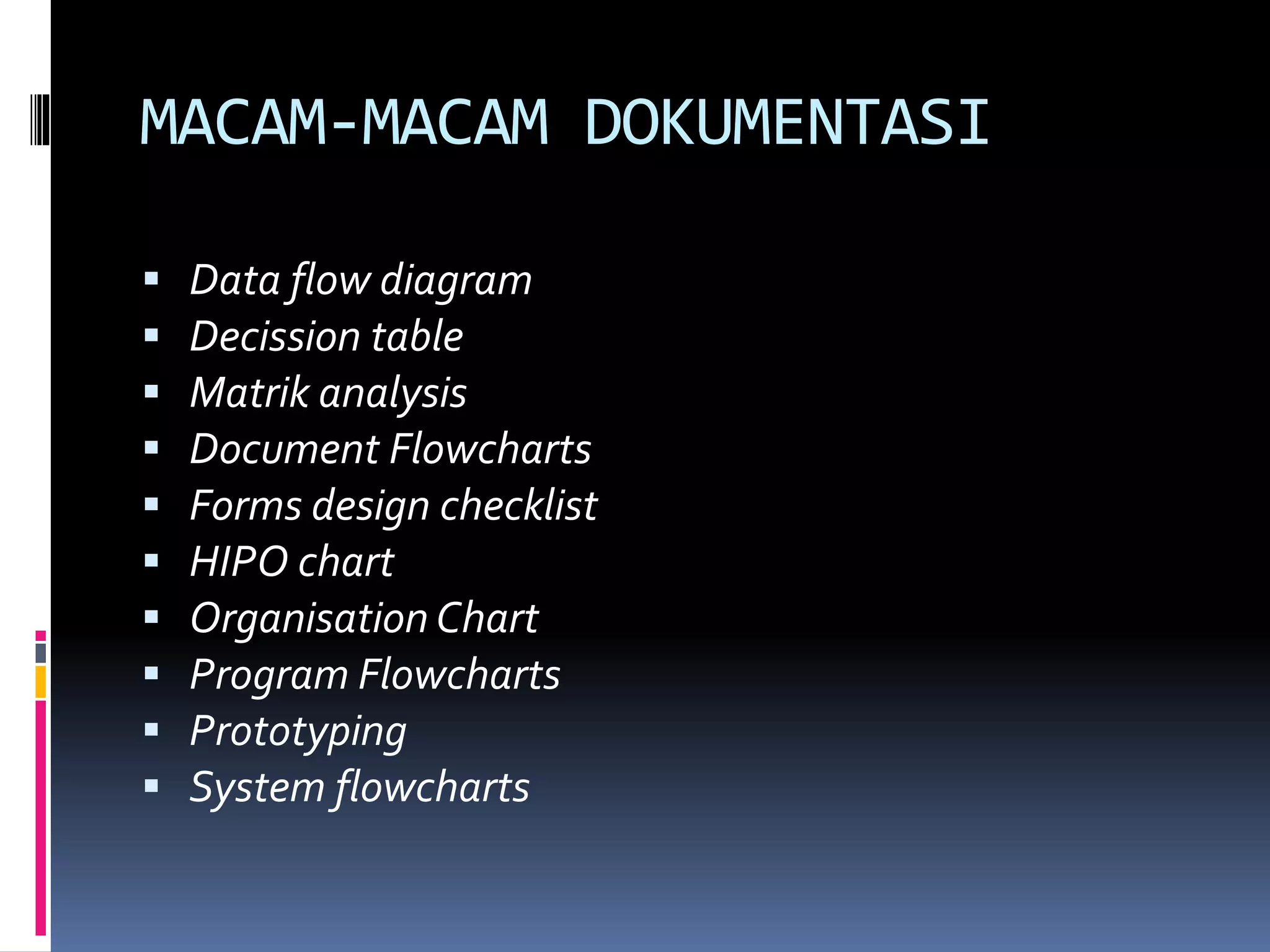 Dokumentasi sistem informasi akuntansi | PPTX