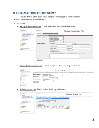 Dokumentasi Webmin | PDF