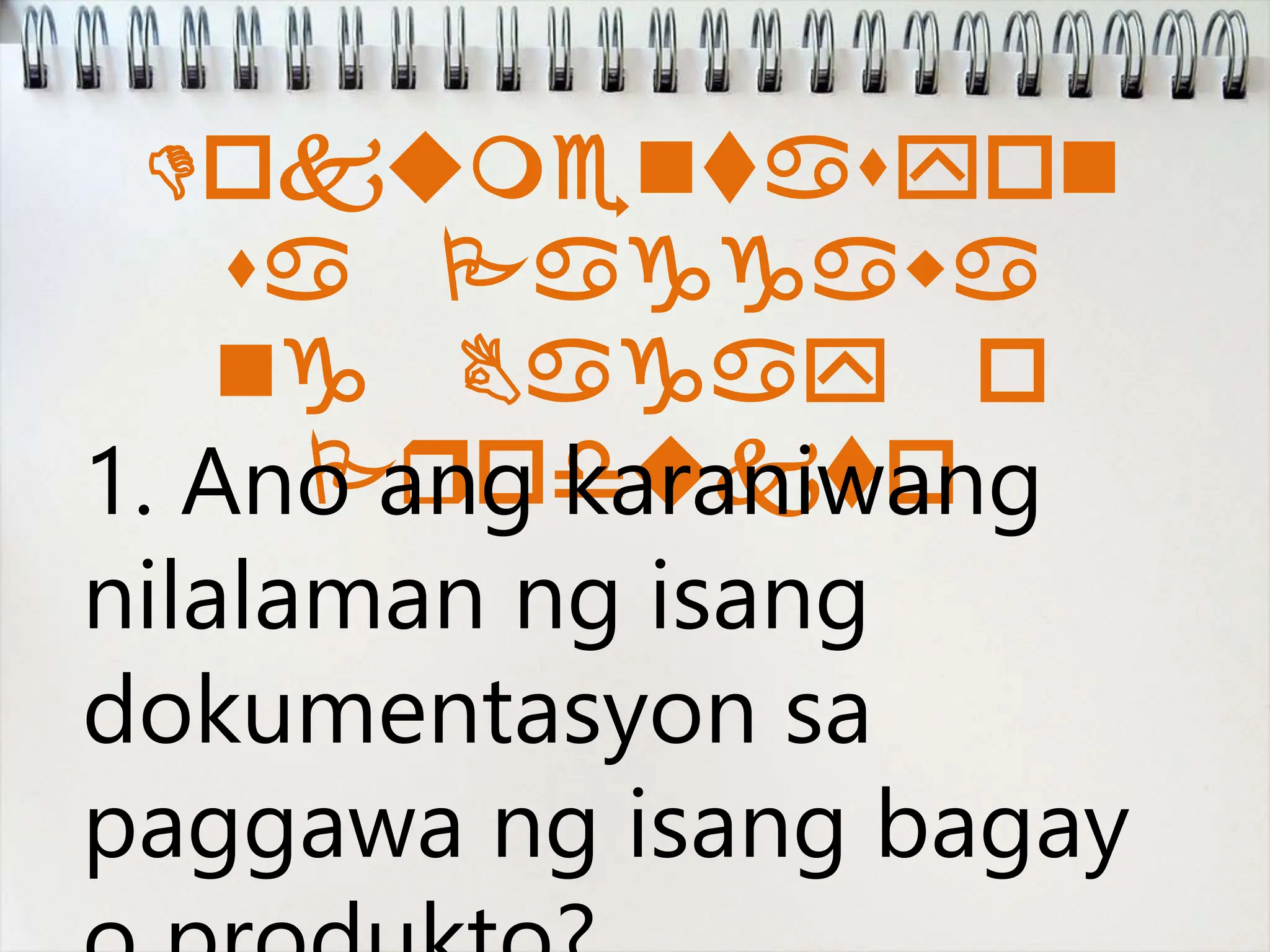 Dokumentasyon sa Paggawa ng Produkto.pptx