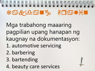 Dokumentasyon sa Paggawa ng Produkto.pptx