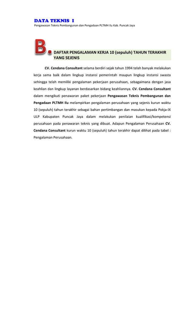 Dokumen teknis cendana | PDF