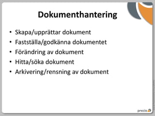 Dokumenthantering i praktiken | PDF | Computing | Technology & Computing