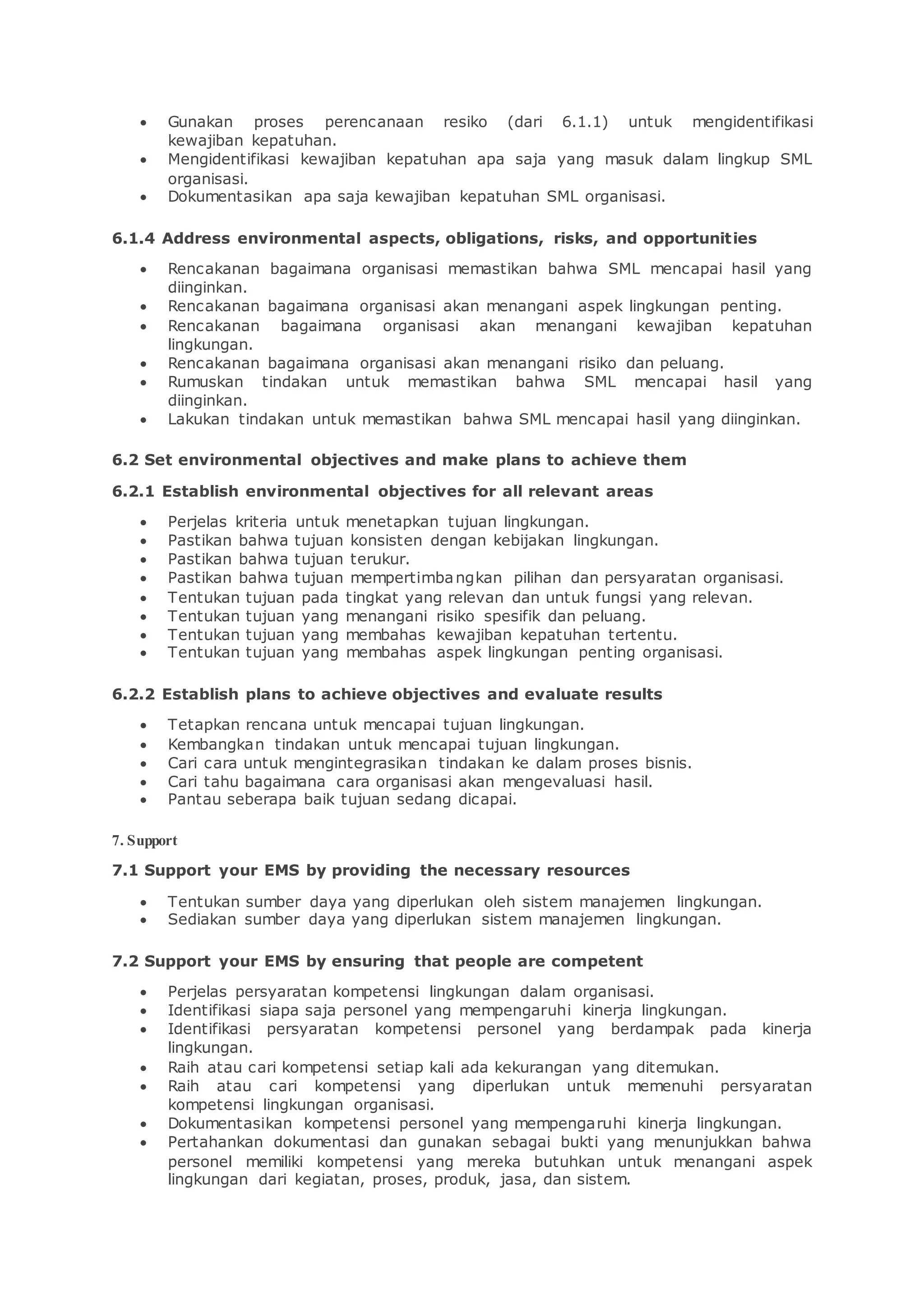 Dokumen wajib iso 9001 2015 | PDF