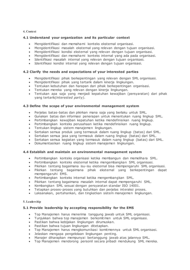 Dokumen wajib iso 9001 2015 | PDF