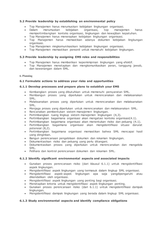 Dokumen wajib iso 9001 2015 | PDF