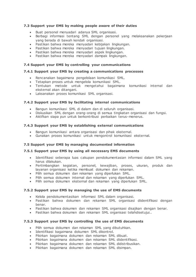 Dokumen wajib iso 9001 2015 | PDF