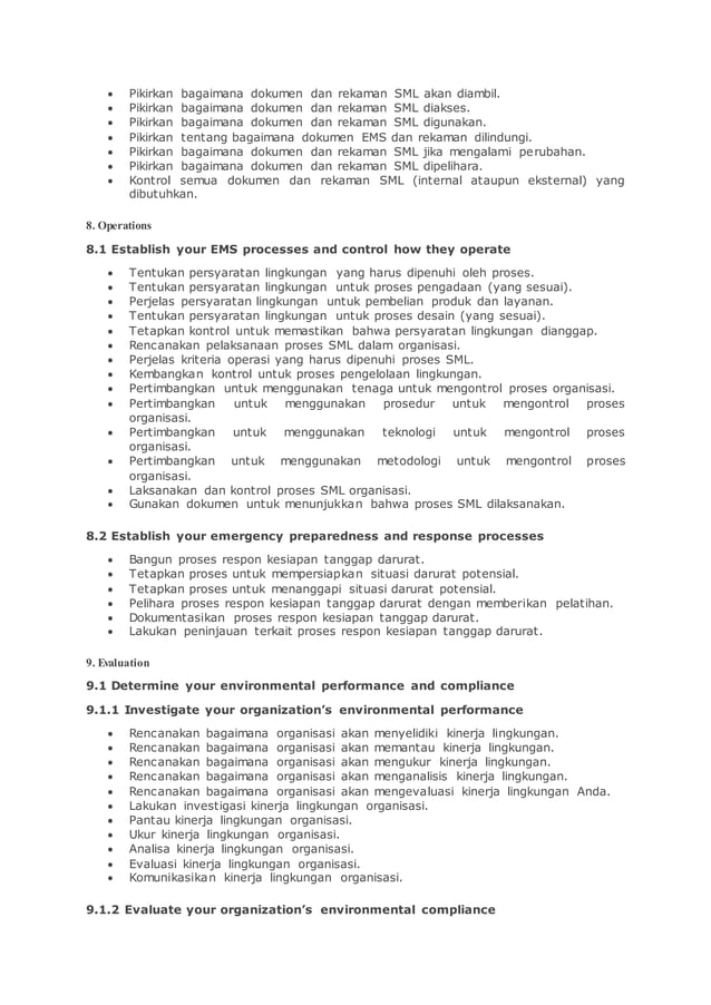 Dokumen wajib iso 9001 2015 | PDF