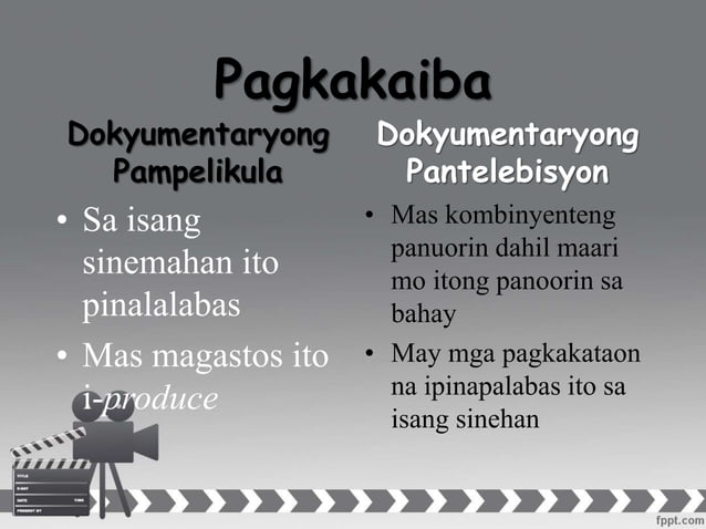 Dokyumentaryong_Pampelikula_vs_Dokyument.ppt