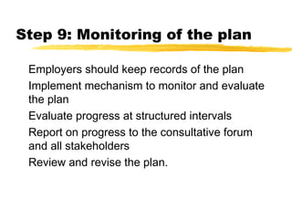 DoL 10 Steps to EE plan | PPT