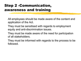 DoL 10 Steps to EE plan | PPT