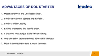 Dol and star delta | PPTX