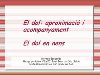 Dol a Pediatria | PPT