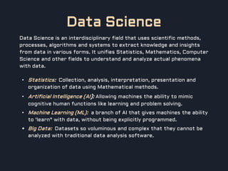 Data Analytics & Visualization (Introduction) | PPTX | Databases | Computer Software and ...