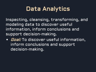 Data Analytics & Visualization (Introduction) | PPTX