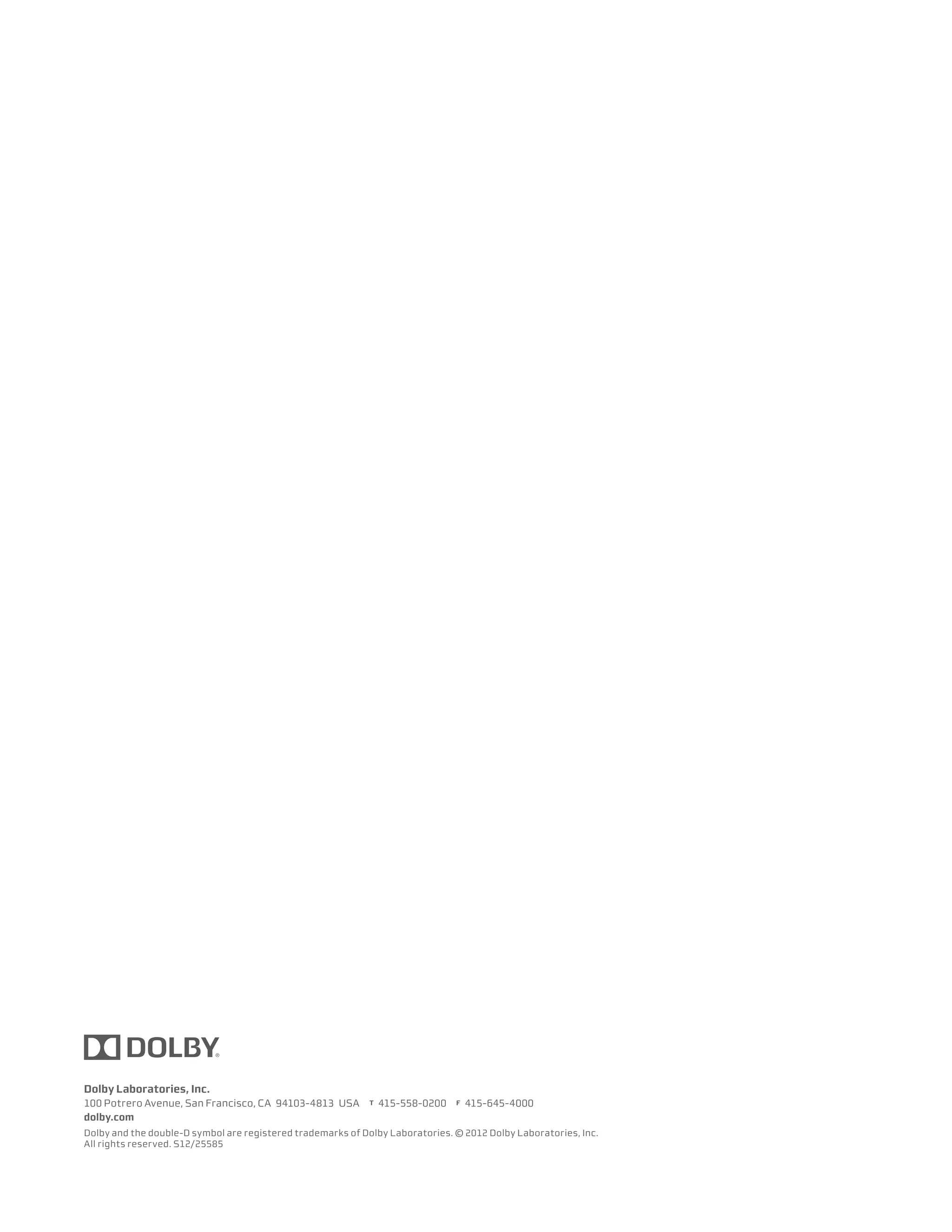 Dolby atmos-cinema-technical-guidelines | PDF