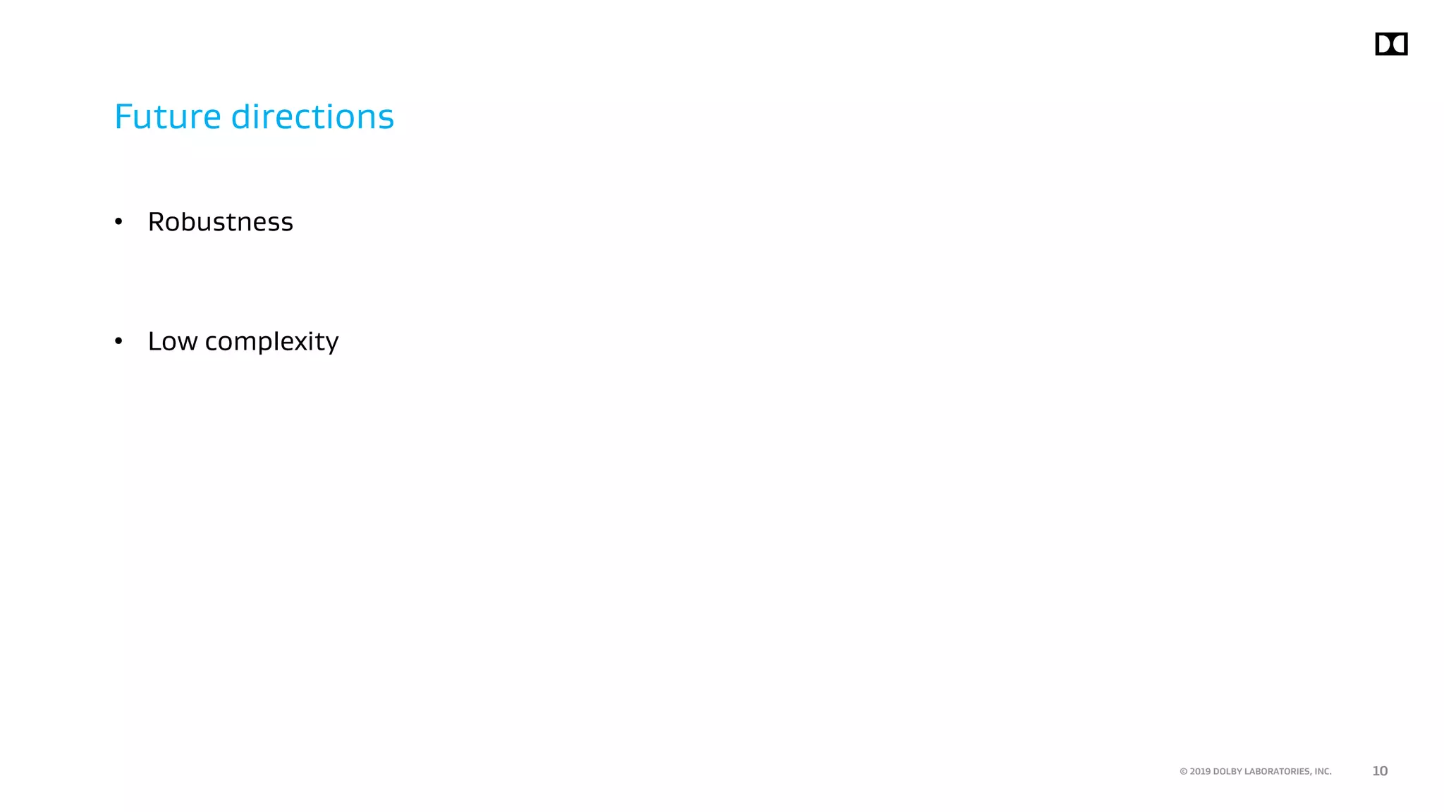 Dolby audio ai workshop speech coding - cong zhou | PPT