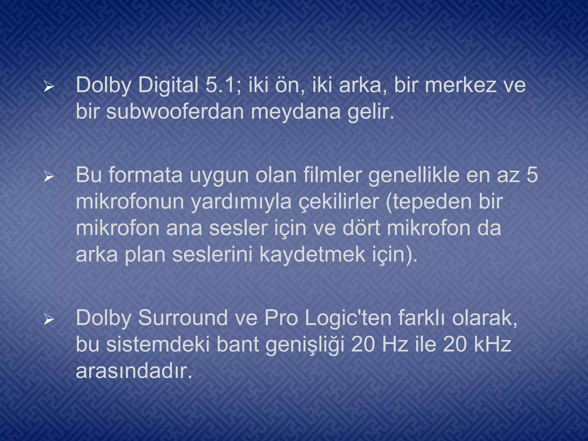 Dolby sound encoders | PDF
